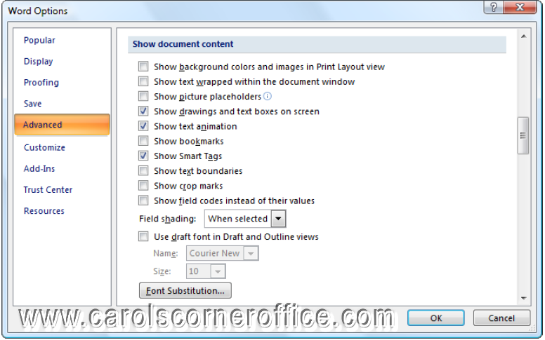 Utilizing Text Boundaries In Word 2010 Daves Computer Tips
