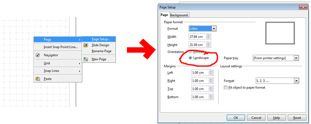 Openoffice Draw Landscape Orientation Diskase