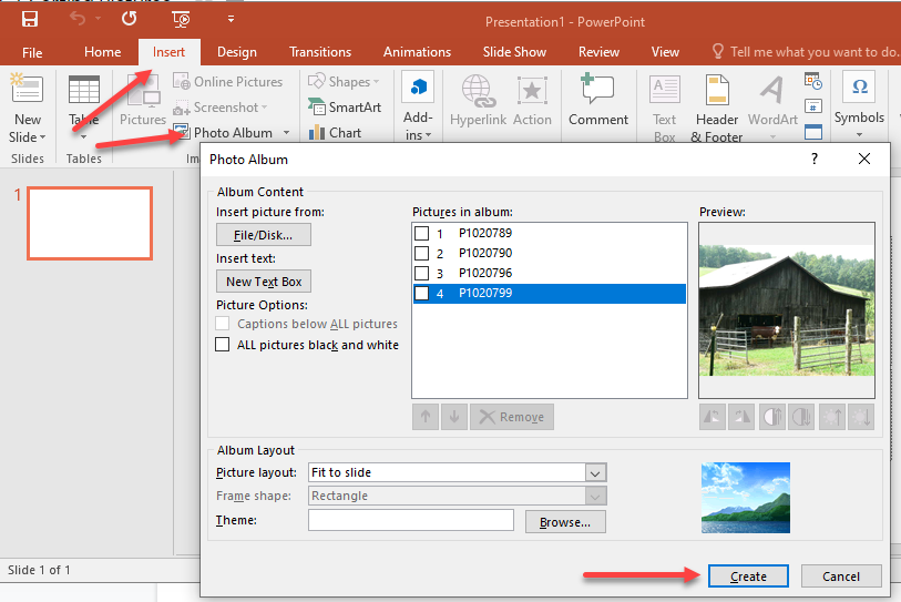 How To Insert A Photo Album In Powerpoint Amelalibrary