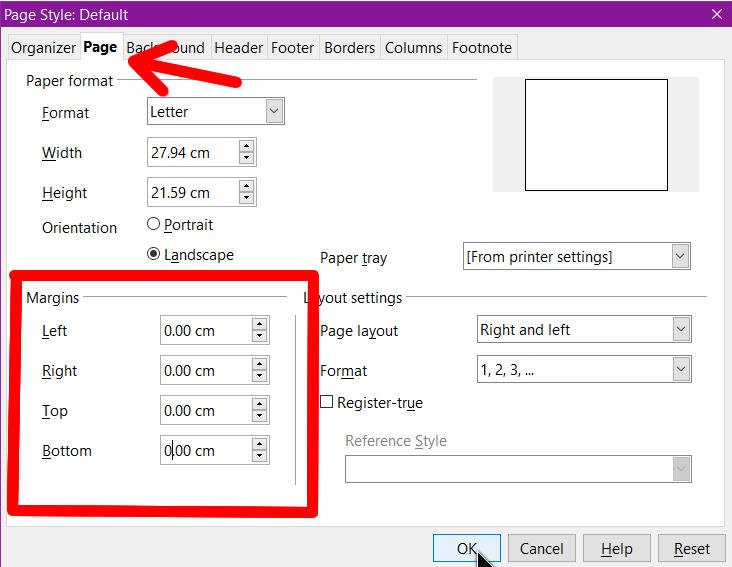 How To Adjust Margins In OpenOffice LibreOffice Daves Computer Tips