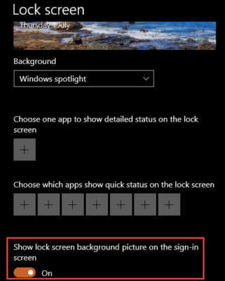 How To Change Sign-in Screen Background Image