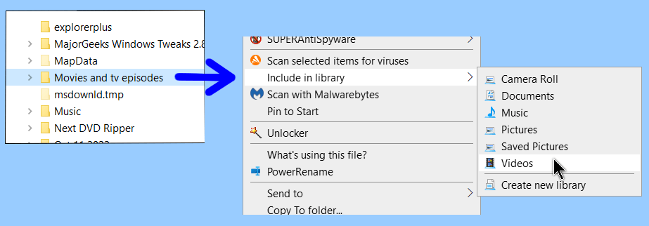 How To Add Remove Folders In Windows Libraries Daves Computer Tips