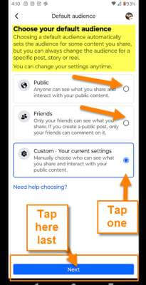 How To Set Facebook Default Audience | Daves Computer Tips