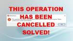 This Operation Has Been Cancelled Due To Restrictions - Solved | Daves ...