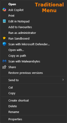 How To Restore Old Context Menu In Windows 11 | Daves Computer Tips