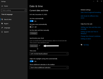Sync Time In Windows 10 | Daves Computer Tips